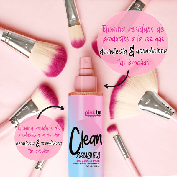 PINK UP CLEAN BRUSHES - ODARA PROFESSIONAL